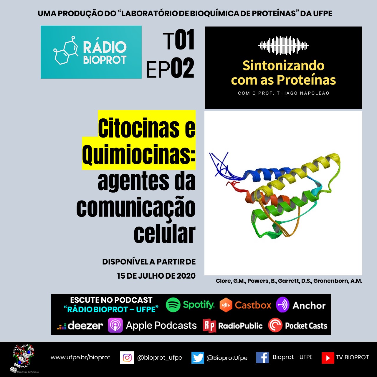 “Citocinas e quimiocinas” são o tema do segundo episódio de ... “Citocinas e quimiocinas” são o tema do segundo episódio de ...